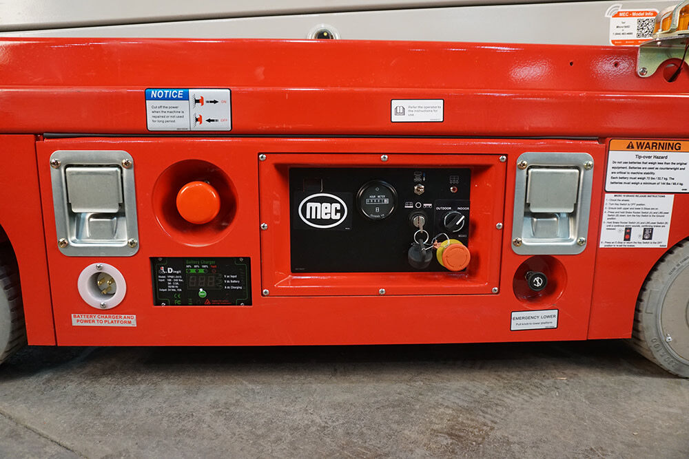 mec 19 Ft. Xtra-Deck Micro Slim Electric Scissor Lift MICRO 19-XD from ...