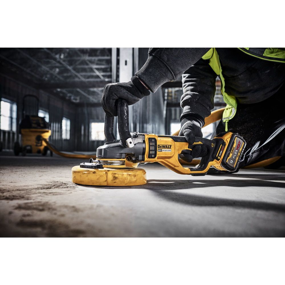 DEWALT 60V MAX* 7 in to 9in Large Angle Grinder (Bare Tool) DCG460B ...