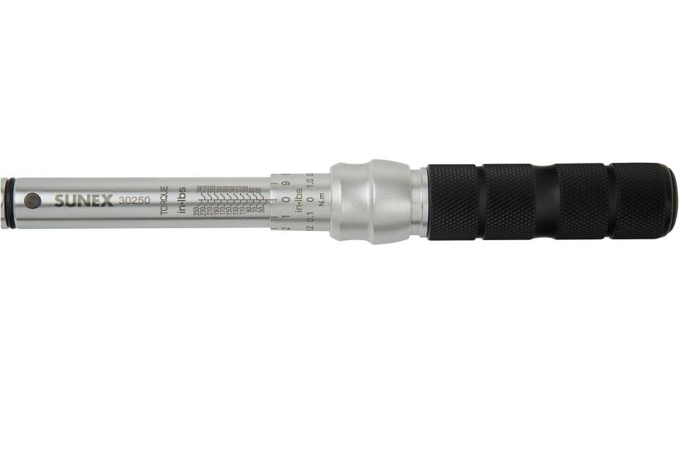 Sunex 3/8 In. Drive 50 - 250 In-Lb 48T Torque Wrench 30250 - Acme Tools