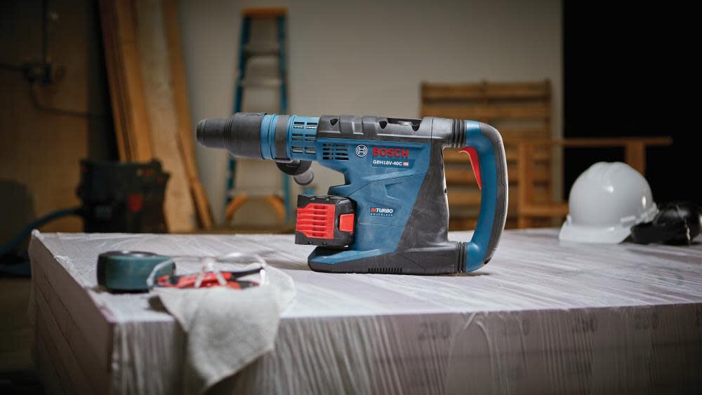 Bosch PROFACTOR 18V Hitman 1 5/8in Rotary Hammer Connected Ready SDS max (Bare Tool) GBH18V-40CN ...