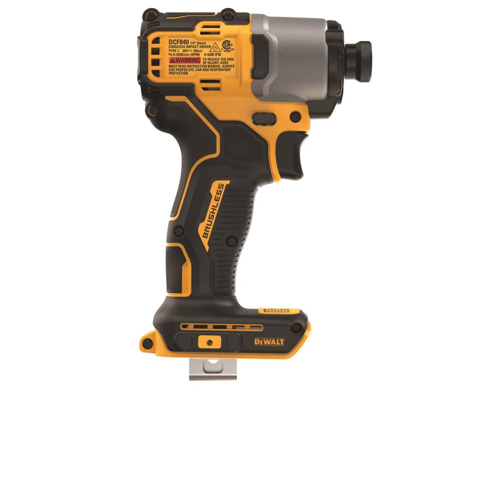DEWALT 20V MAX Impact Driver 1/4in Brushless Cordless (Bare Tool ...
