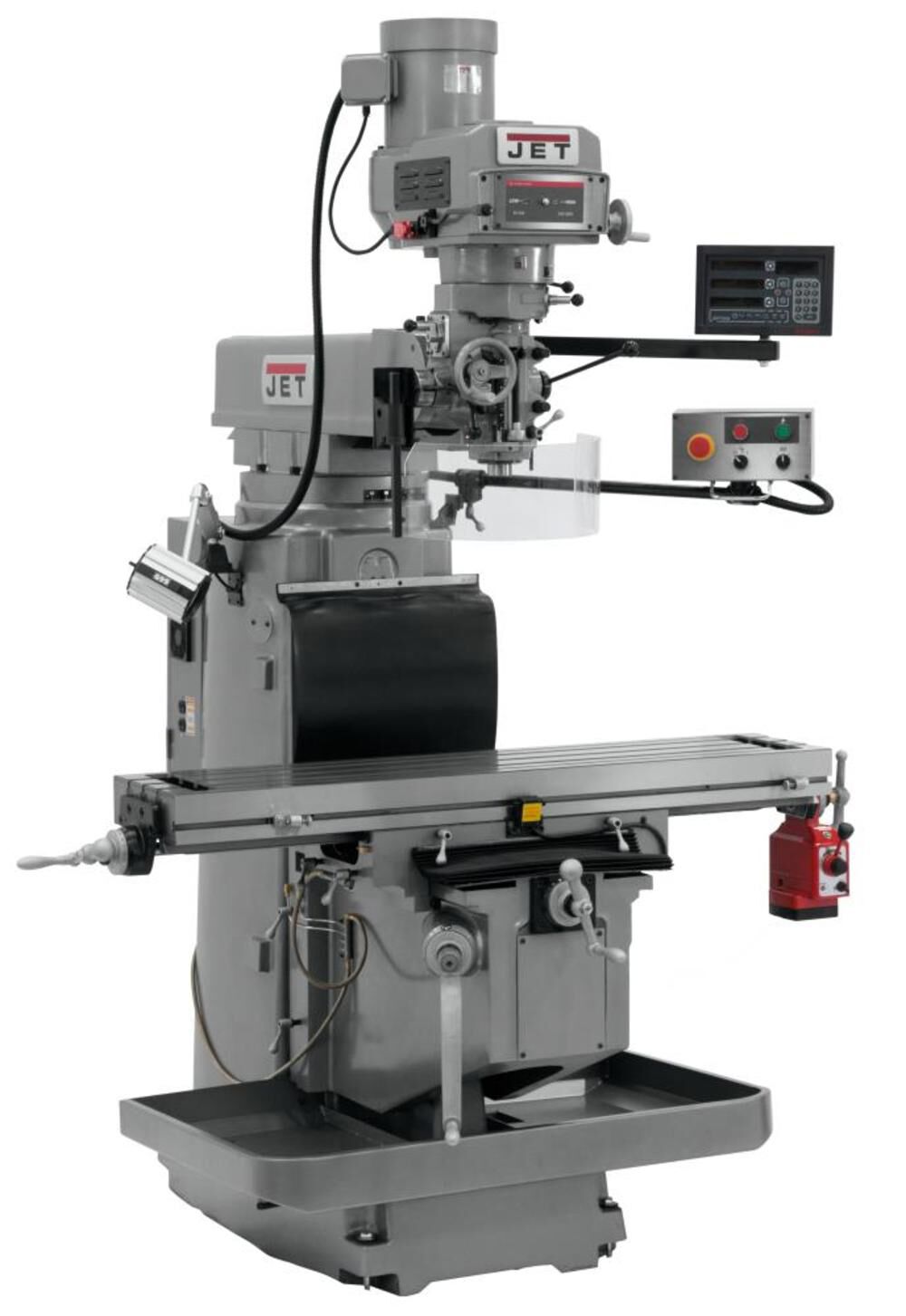 JET JTM-1254RVS DP700 DRO X PFD Vertical Milling Machine 698126 - Acme ...