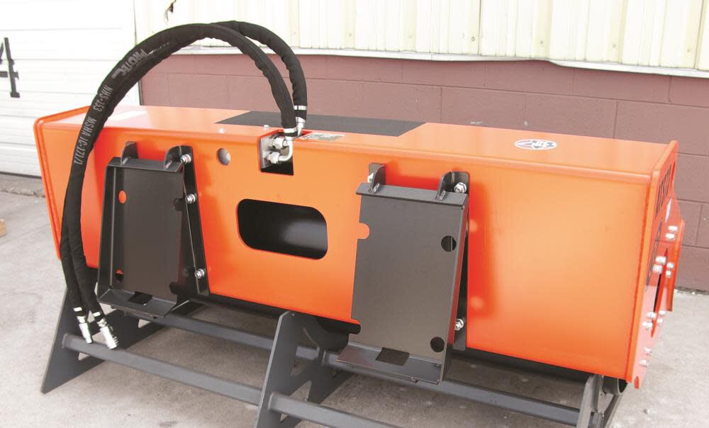 MBW ATS73 73in Skid Steer Smooth Roller Attachment 888099 - Acme Tools