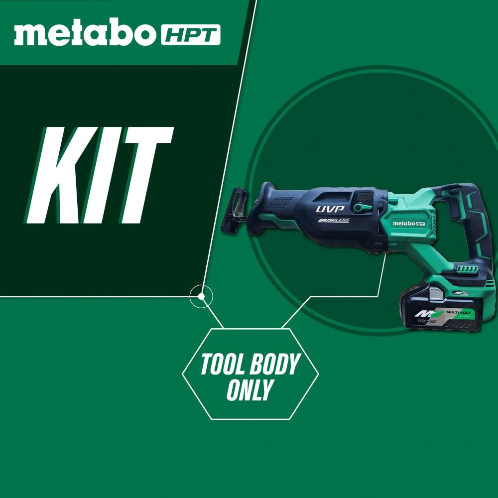 Metabo HPT Multivolt 36V Brushless Reciprocating Saw (Bare Tool ...