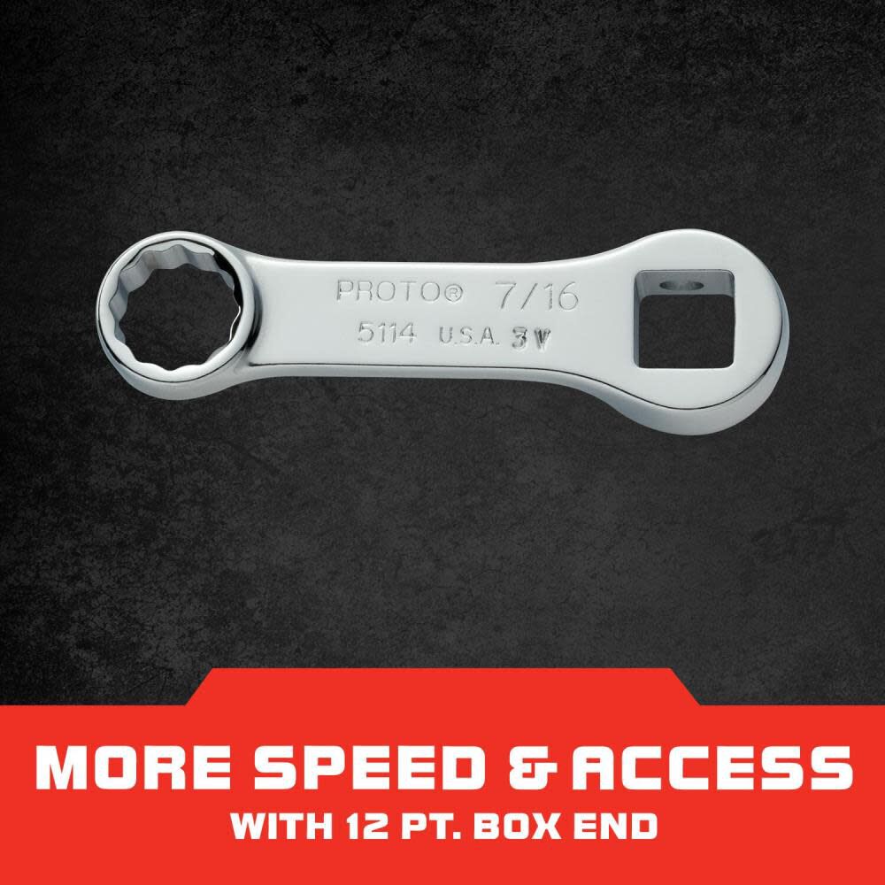 Proto 3/8in Drive Torque Adapter 7/16in J5114 - Acme Tools