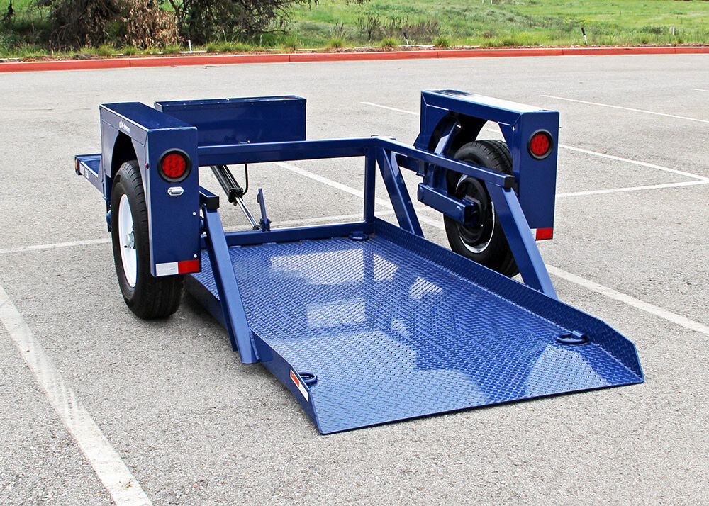 Air-Tow Trailers 8'6in Drop Deck Flatbed Trailer 52in Deck Width - 3500 ...