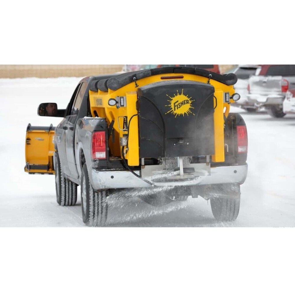 Fisher Salt Hopper Spreader 1.5 Cu yd Poly Caster V Box 78001-1 - Acme ...