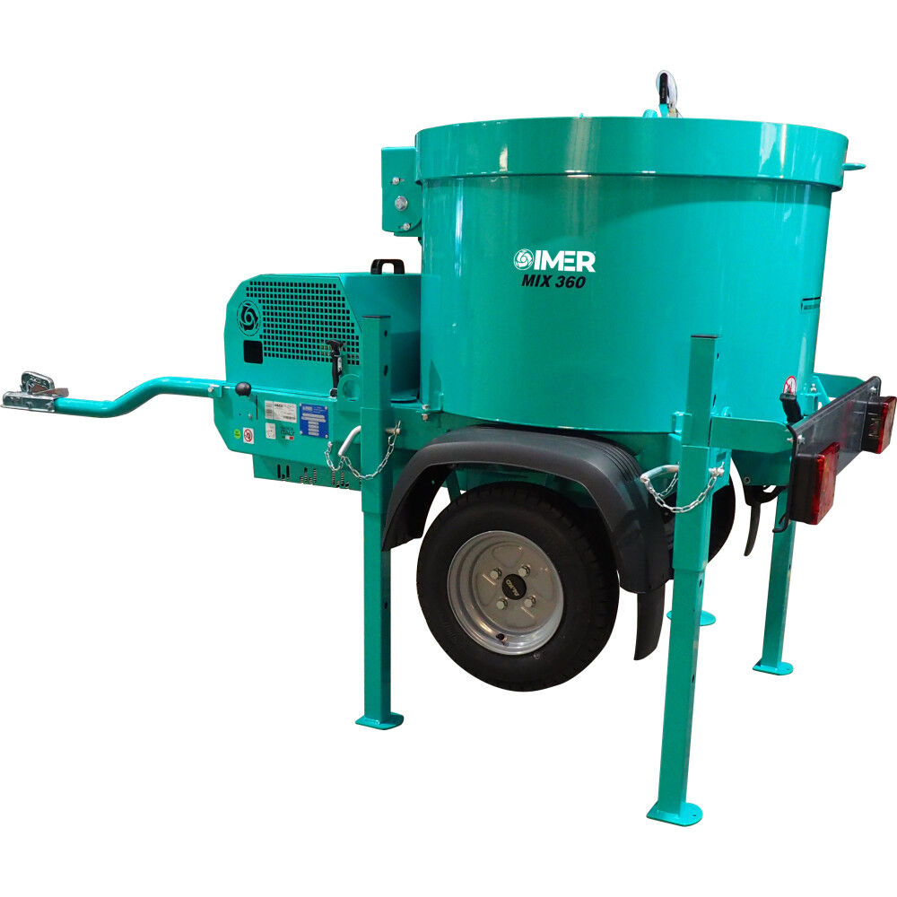 IMER Mix 360 R Plus 360L Honda GXV390 Gasoline-Powered Mortar Mixer ...