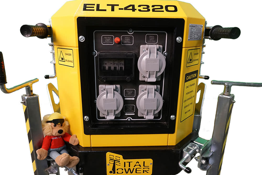 Metrolite Light Tower Electric LED with Multi-Stage Rotating Mast ELT ...