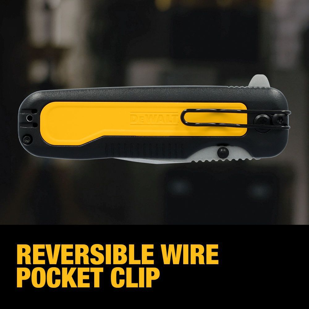 DEWALT Drop Point Pocket Knife DWHT10993 - Acme Tools