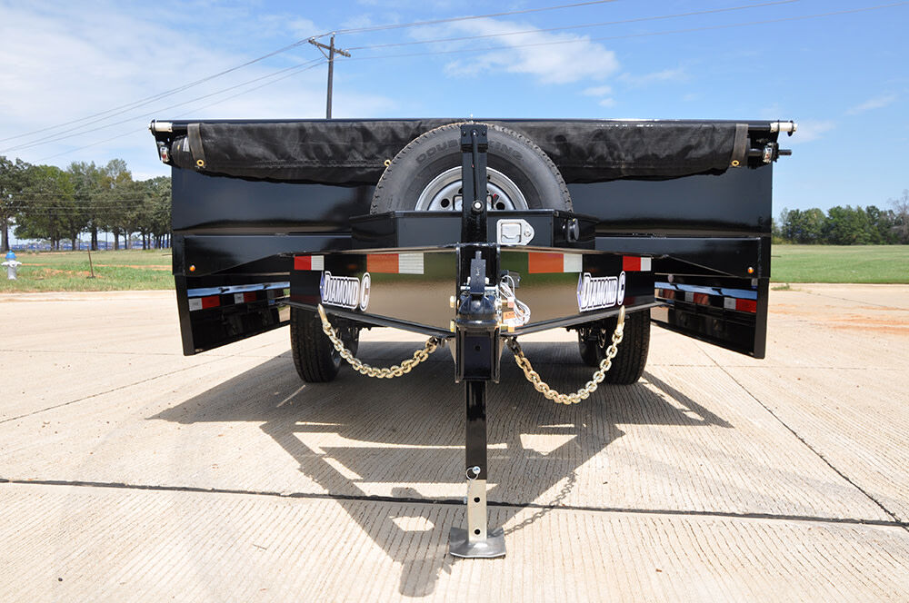 Diamond C 14 Ft. x 96 In. Deck Over Dump Trailer DOD DOD207L14X96 ...