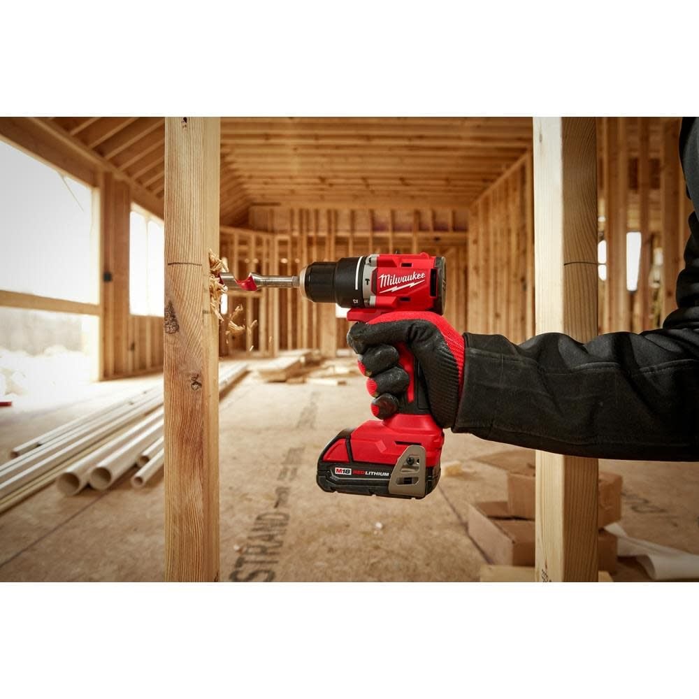 Milwaukee M18 Compact 1/2 in Hammer Drill/Driver Kit 3602-22CT from ...