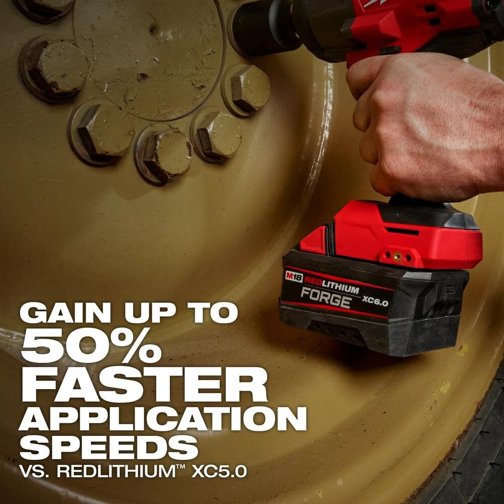 Milwaukee M18 REDLITHIUM FORGE XC6.0 Battery Pack 48-11-1861 - Acme Tools