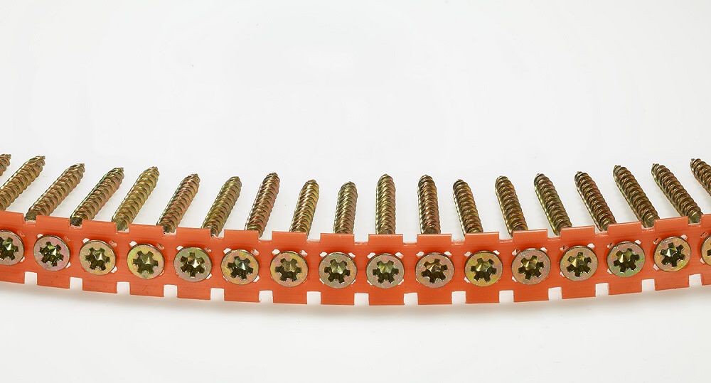 OMG Inc #8 x 1-3/4 In. Yellow Zinc Fast Thread PAMDrive Screw - 1000 ...