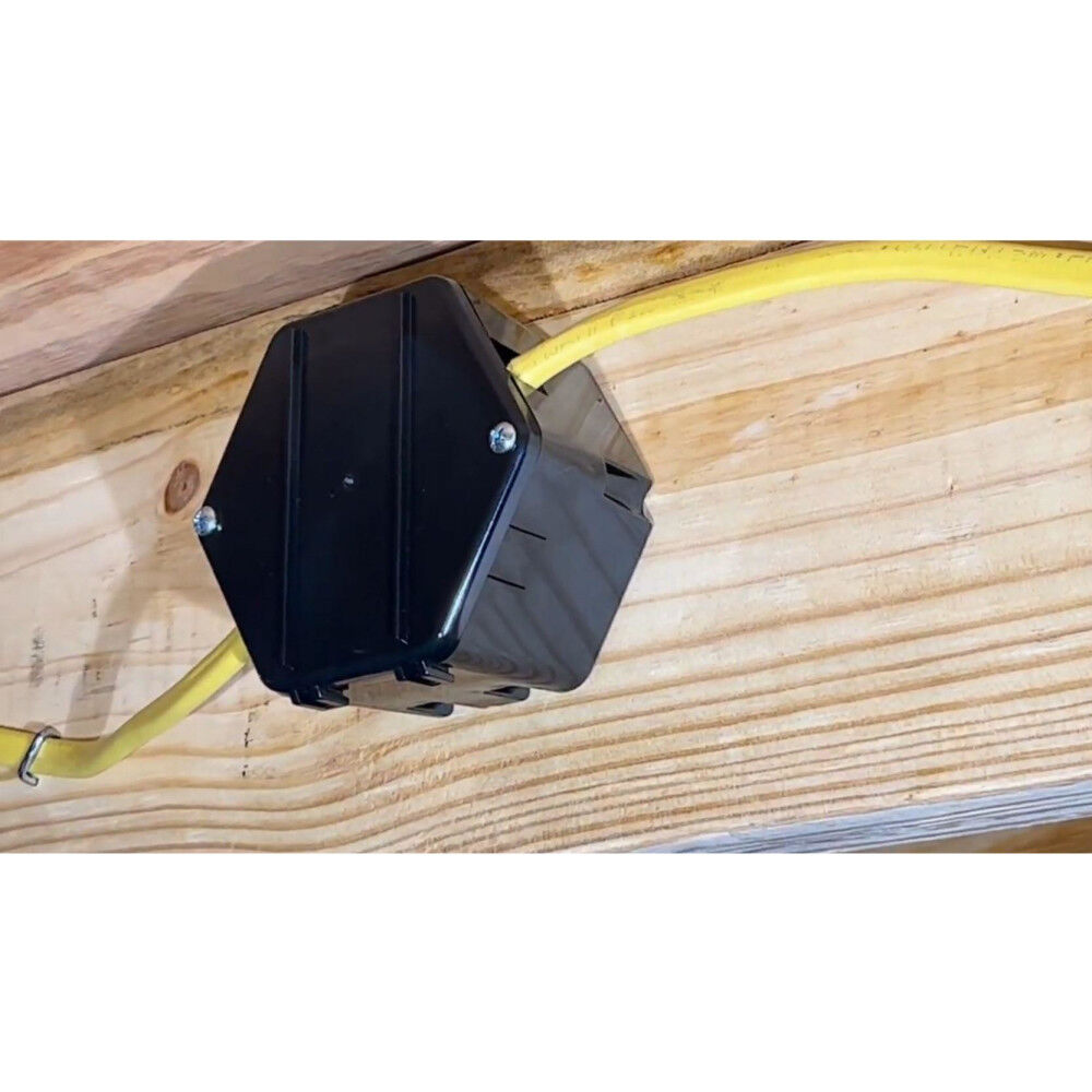 Rack-A-Tiers 4 in Open Splice Junction Box 25pc JB400.P25 - Acme Tools