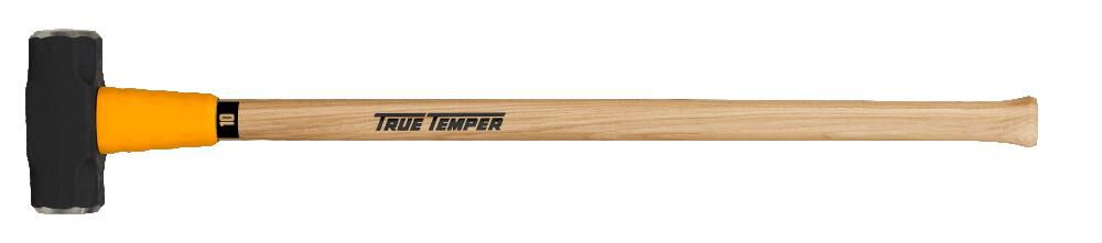 True Temper 10 Lbs Steel Head Hickory Sledge Hammer with 36 In. Wood ...