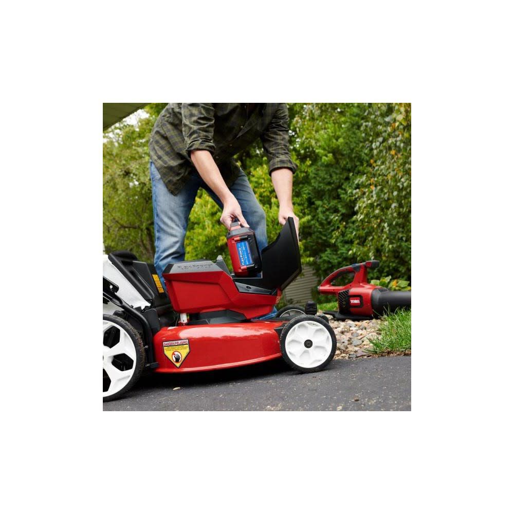 Toro Lawn Mower 21in 60V Max 5Ah Li Ion Battery Kit with SmartStow ...