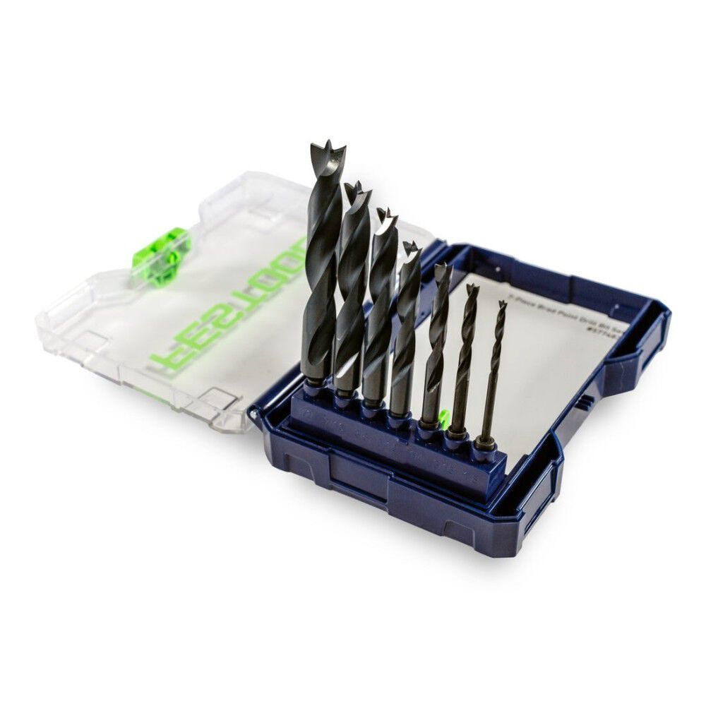 Festool Brad Point Drill Bit Set 7pc 577483 - Acme Tools
