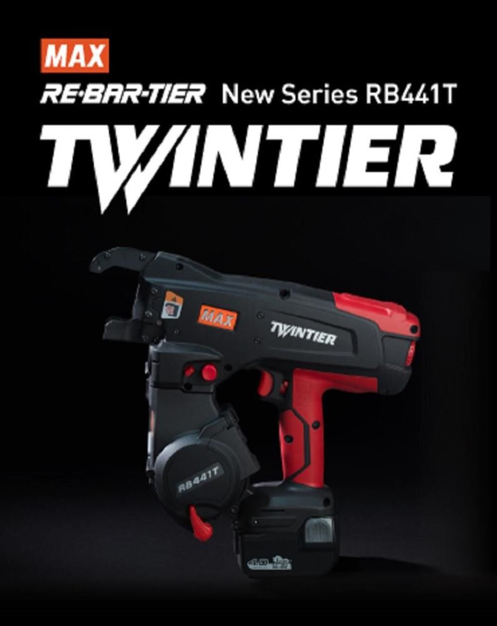 MAX USA Rebar TwinTier Tying Tool Kit Battery Operated RB441T - Acme Tools