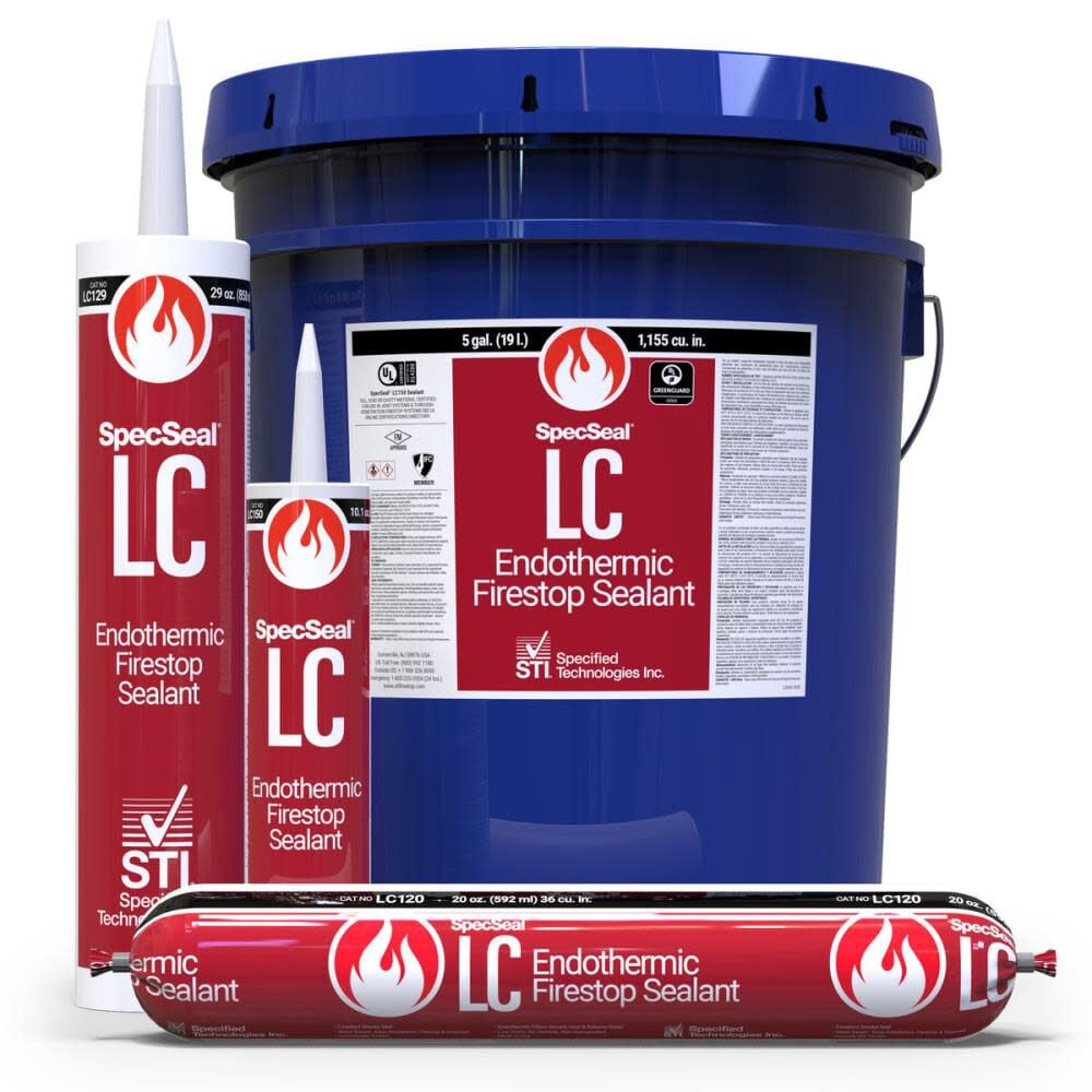 Specified Technologies Inc SpecSeal LC Endothermic Firestop Sealant ...