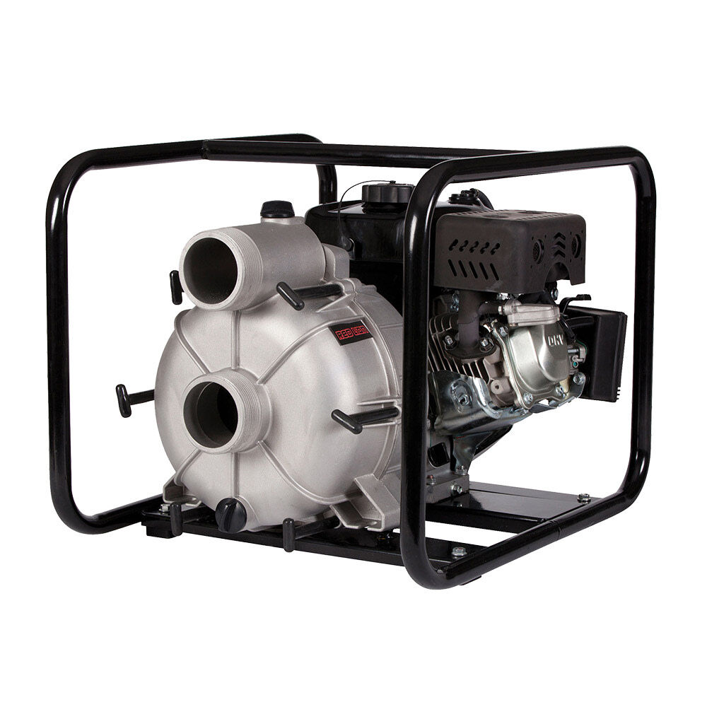 Red Lion Engine Driven Aluminum Trash Pump 208cc 3in Intake/Discharge ...