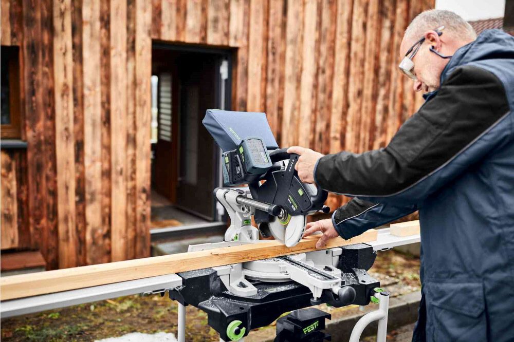 Festool Sliding Compound Miter Saw Cordless Kit KSC 60 EB 5,0 I-Plus ...