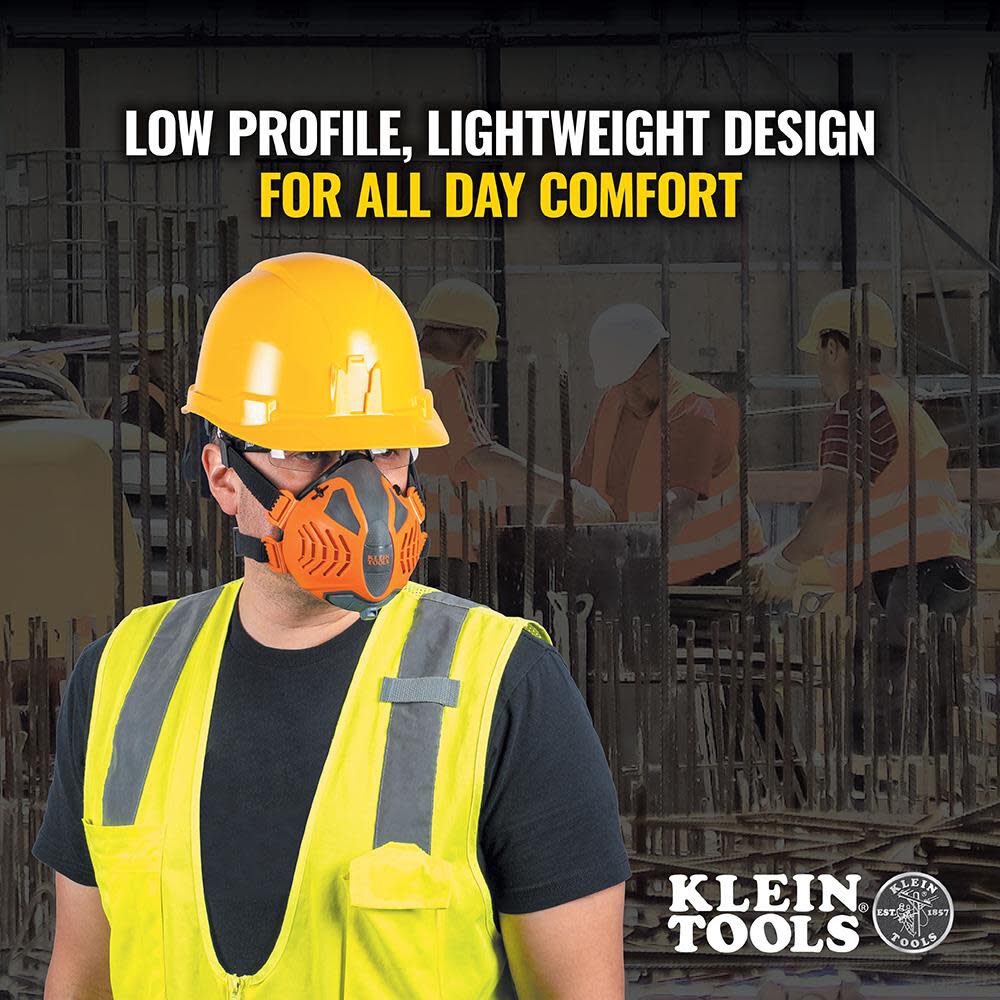 Klein Tools P100 Half-Mask Respirator, S/M 60553 - Acme Tools