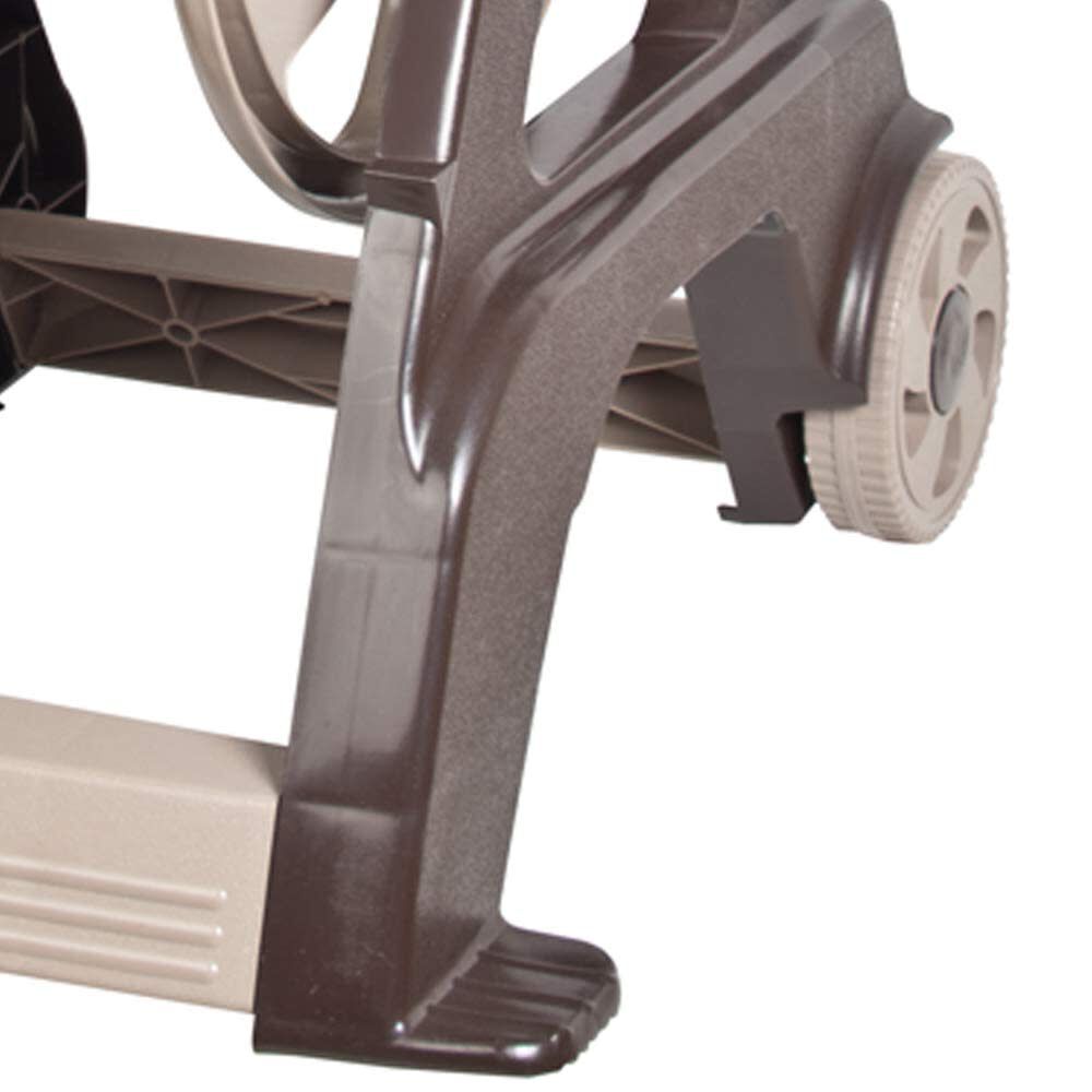 Ames Fold-Down Handle Reel Easy 175 Ft. Poly Hose Cart 2385580 - Acme Tools