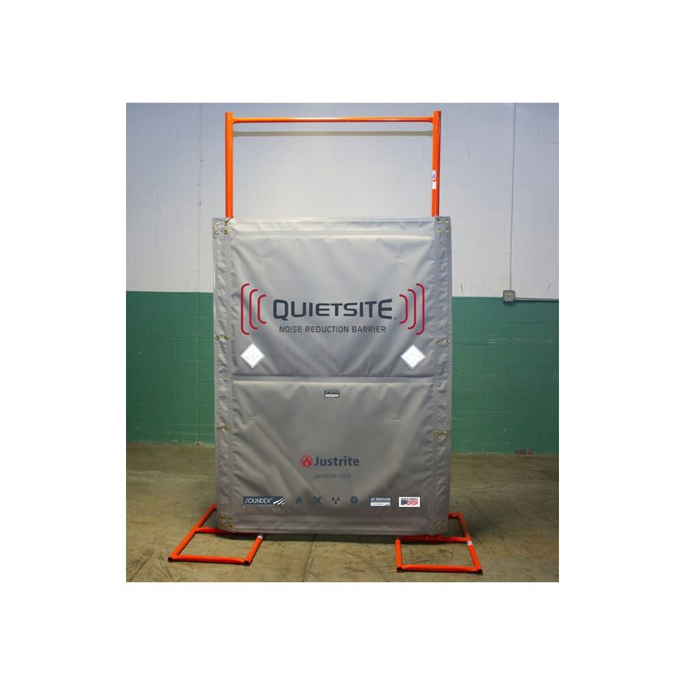 Justrite 4 x 6 Ft. Gray PVC Coated Polyester Sound Barrier Panel 26462 ...