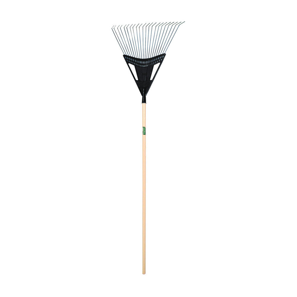 Union Tool 20 In. Poly Steel Head Leaf Rake with 48 In. Hardwood Handle ...
