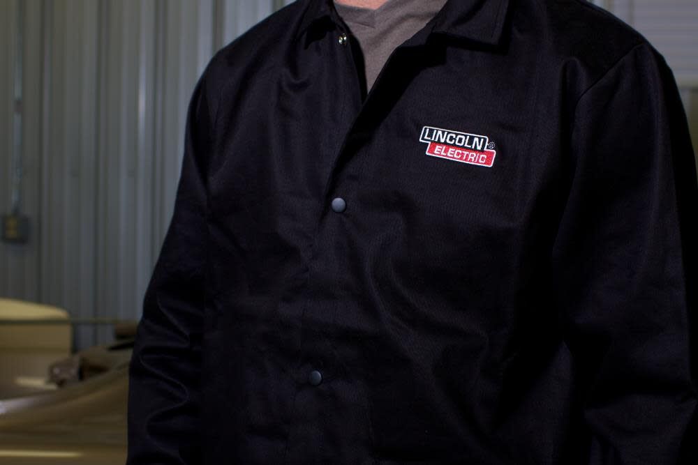 Lincoln Electric Black Fire Resistant Cloth Welding Jacket - XX-Large ...