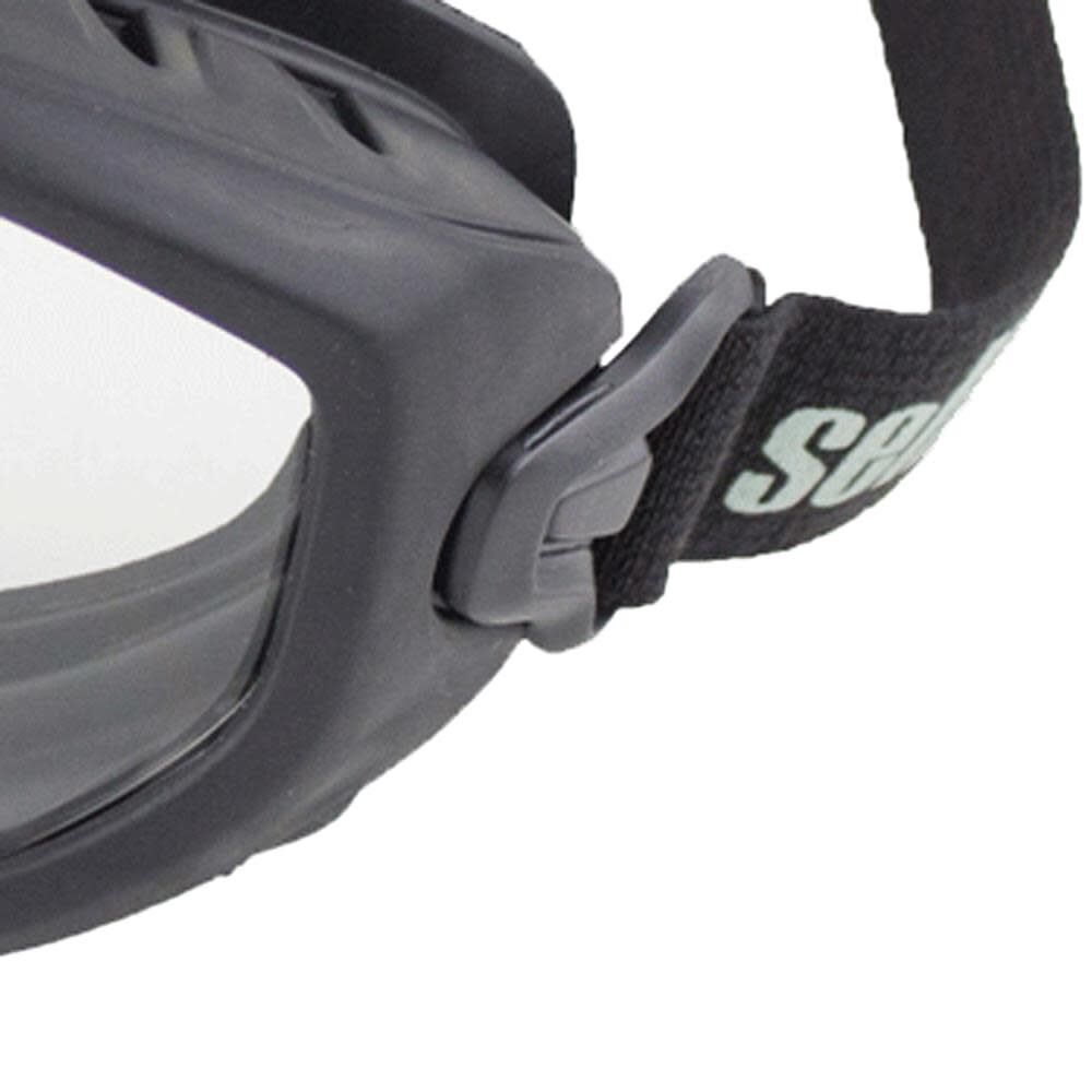 Sellstrom Flexible Non-Vented Wildland Fire Safety Goggle Scratch ...