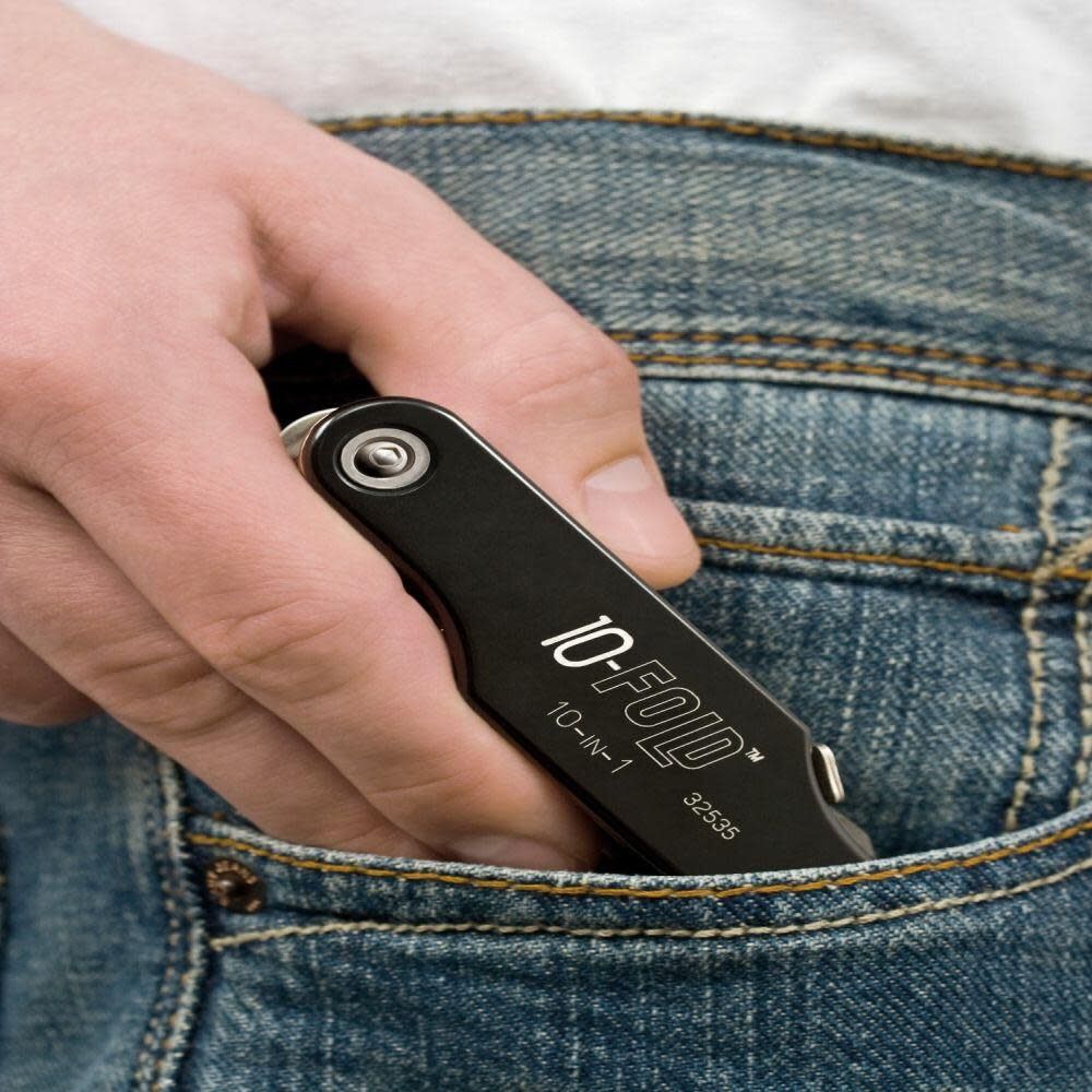 Klein Tools 10-in-1 Folding Screwdriver 32535 - Acme Tools