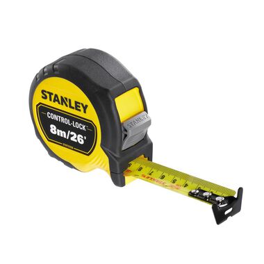 Stanley 8M/26 ft.CONTROL-LOCK Tape Measure STHT37238 - Acme Tools