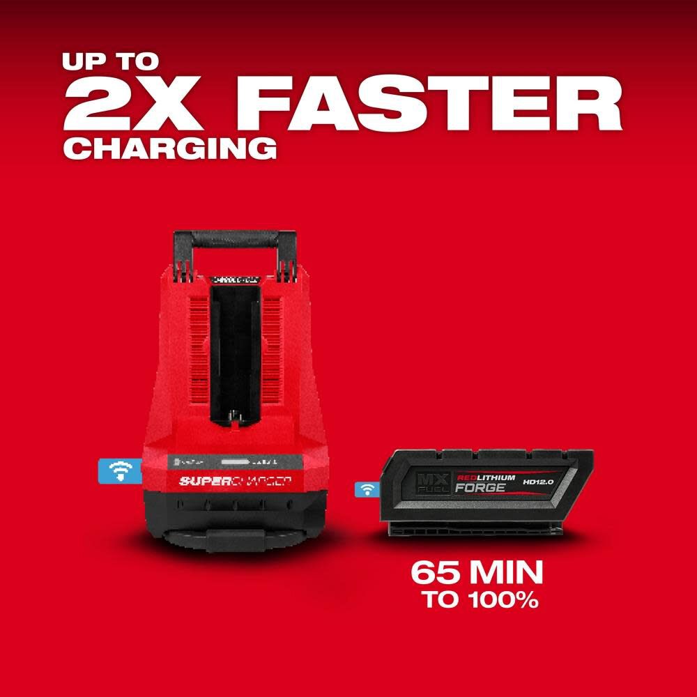 Milwaukee MX FUEL REDLITHIUM FORGE HD12.0 Battery/Super Charger ...