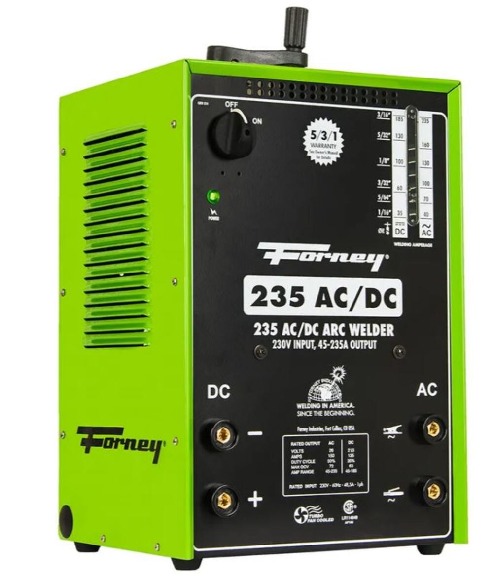 Forney Industries Green 230V 235A 235 AC/DC Stick/Arc Welder 314 from ...