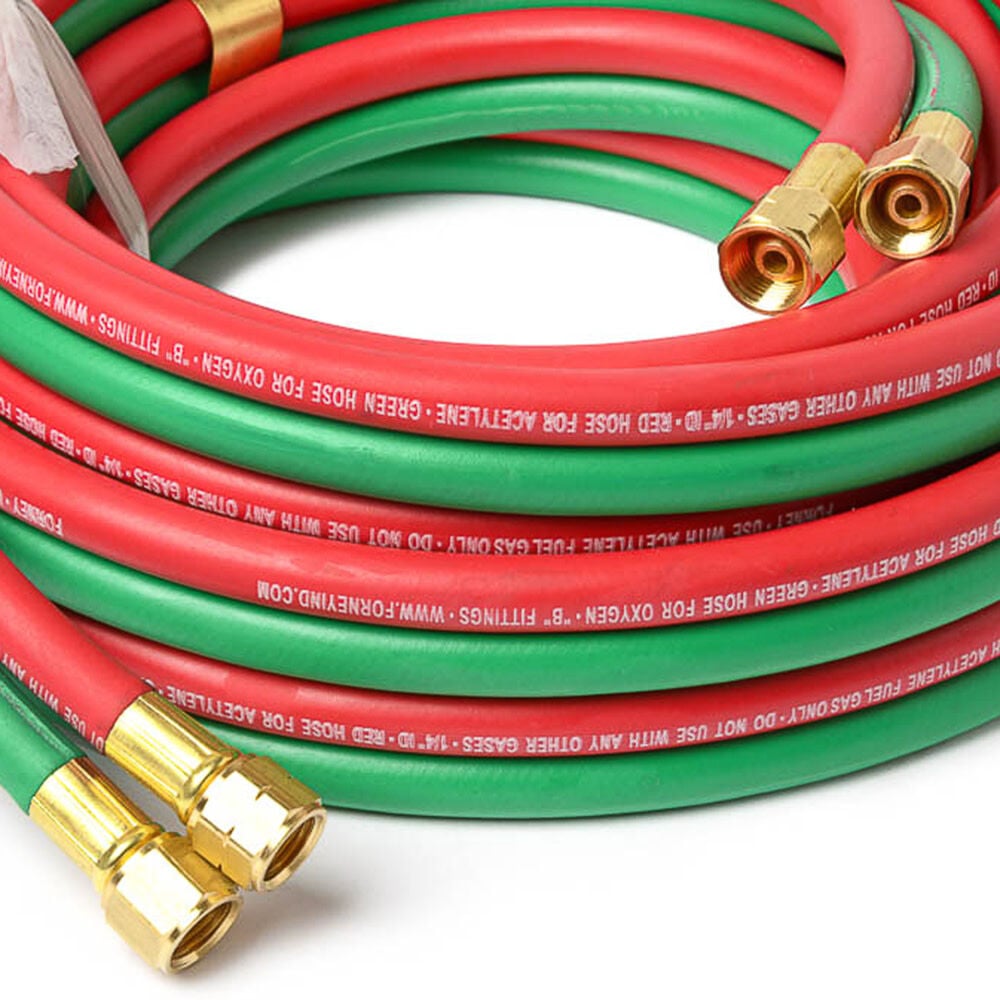 Forney Industries R-Grade Oxy-Acetylene Hose 1/4in x 25 ft. 86145 ...