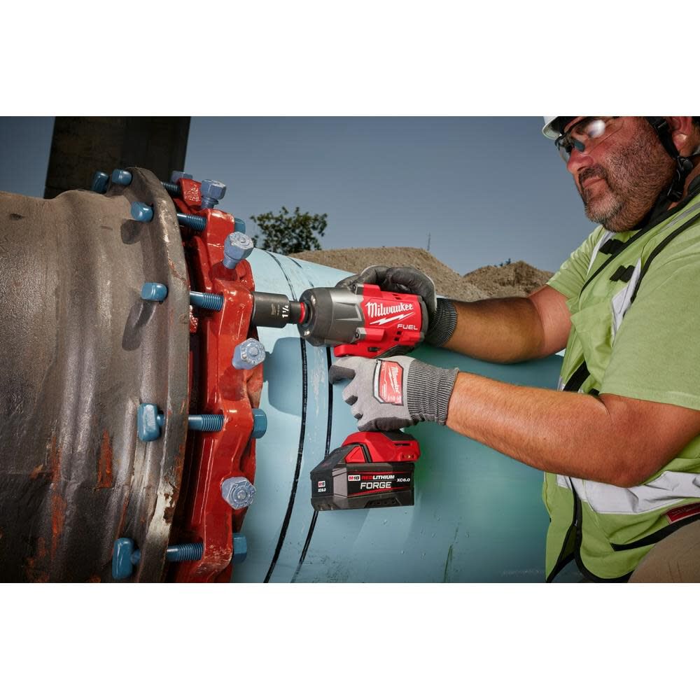 Milwaukee M18 FUEL 1/2 in High Torque Impact Wrench with Friction Ring (Bare Tool) 2967-20 ...