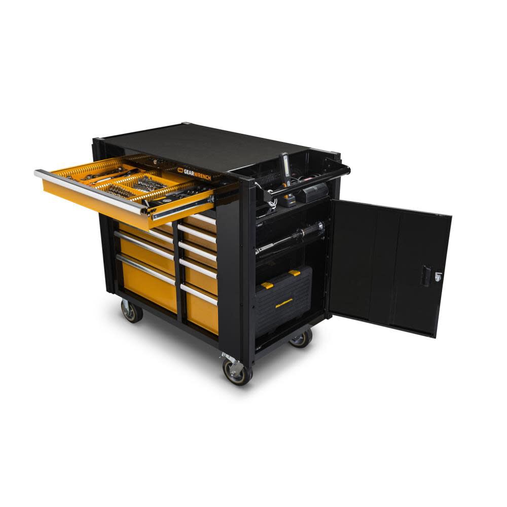 GEARWRENCH 42in INDUSTRIAL MOBILE WORK STATION WITH 11 DRAWERS 83169 ...