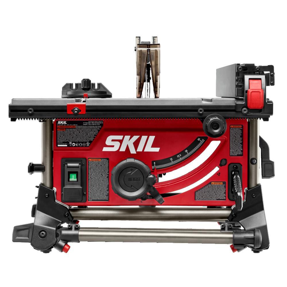 SKIL 10in Jobsite Table Saw with Foldable Stand 25 1/2 Rip Capacity ...