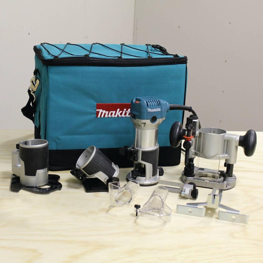 Makita 1-1/4 HP Compact Router Kit RT0701CX3 - Acme Tools