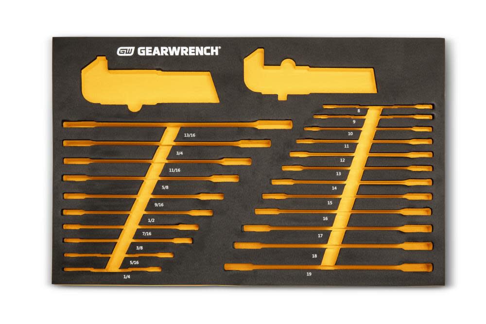 GEARWRENCH SAE/Metric Ratcheting Wrench and Hex Key Set 90T 44pc 86528 ...