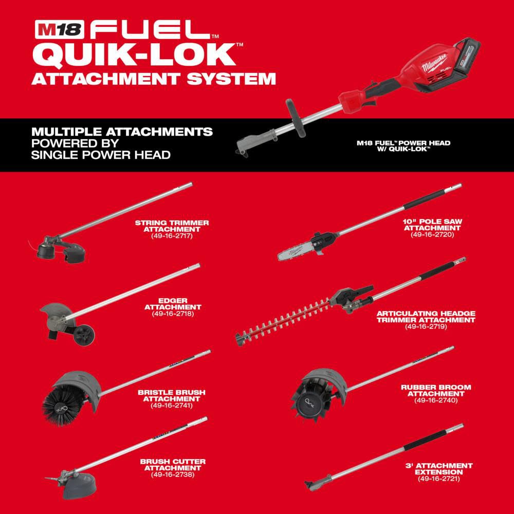 Milwaukee M18 FUEL QUIK-LOK Attachment Hanger 3pk 49-16-2785 from ...