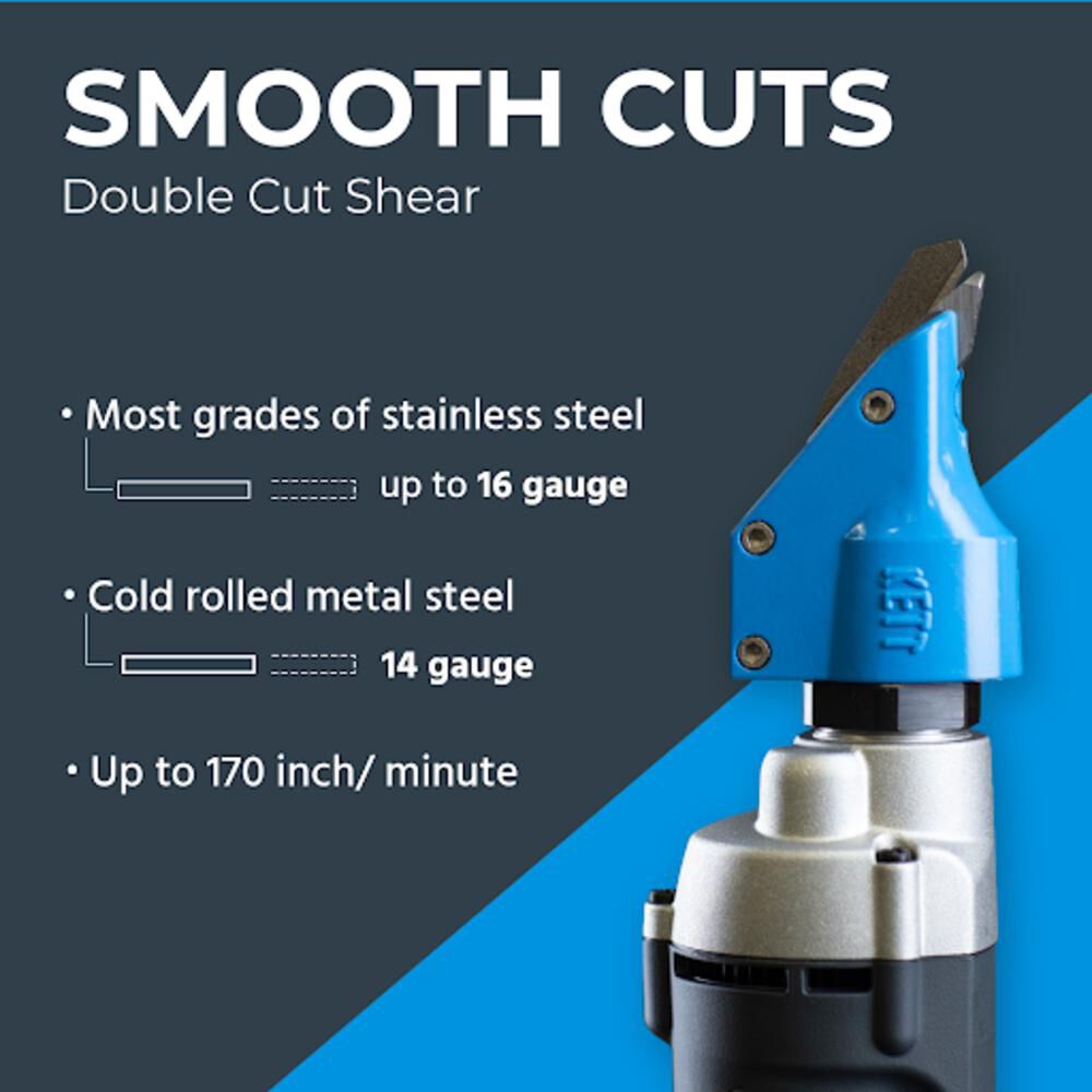 Kett Tool 14 Gauge Metal Electric Shear KD-440 - Acme Tools