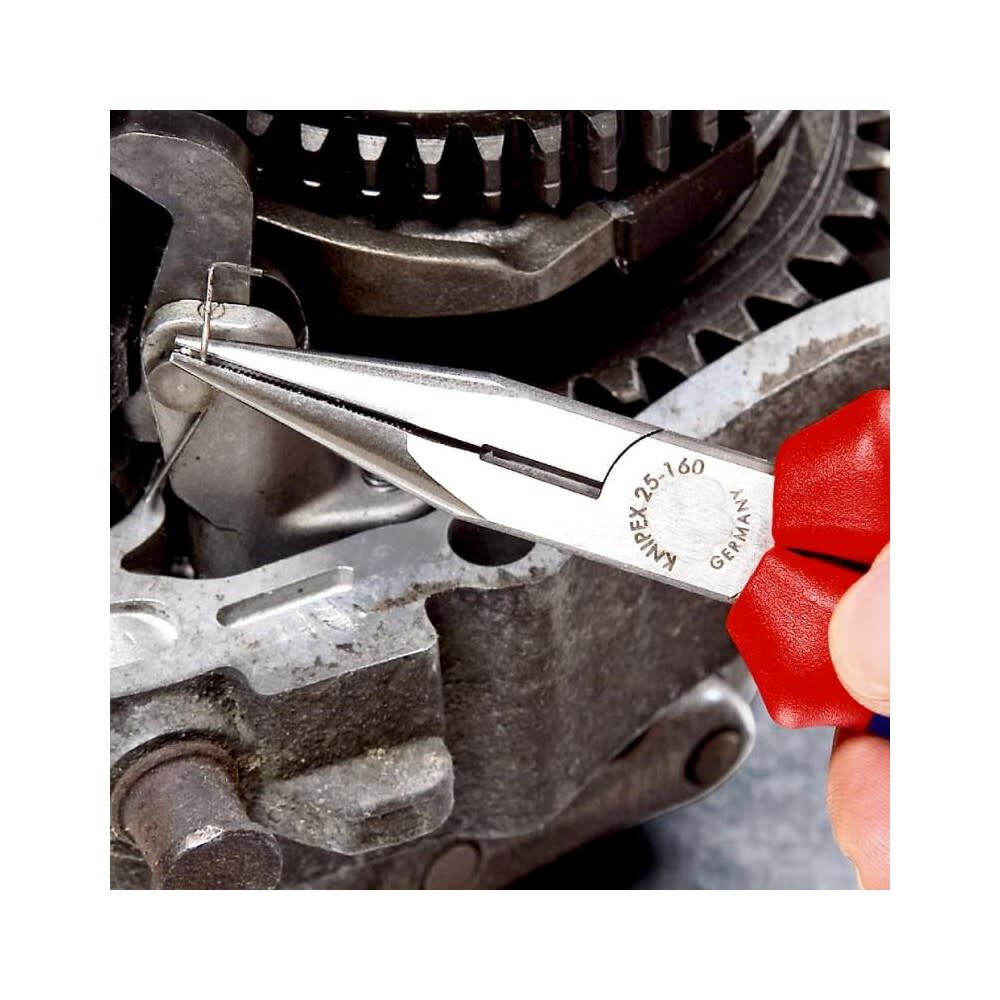 Knipex Cutting Pliers Snipe Nose Side 160 mm 25 01 160 SBA - Acme Tools