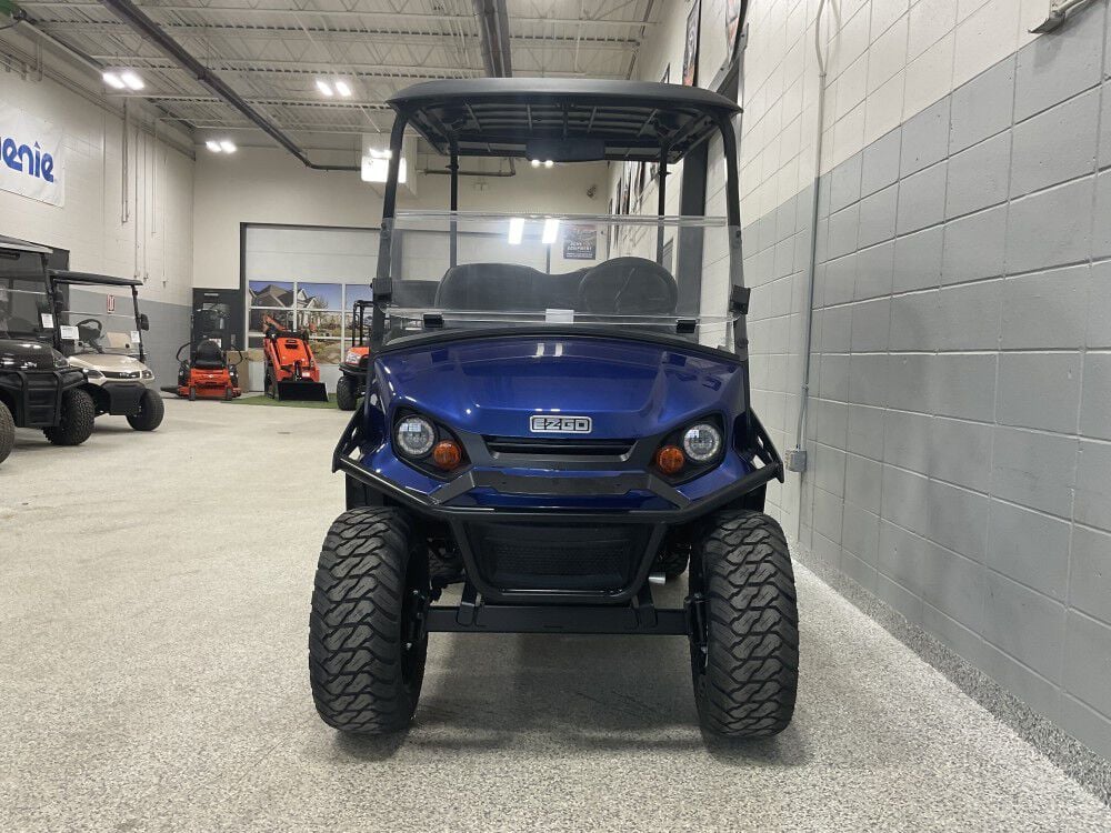 E-Z-GO Express S4 Elite 4 Seat Electric Golf Cart Electric Blue ...