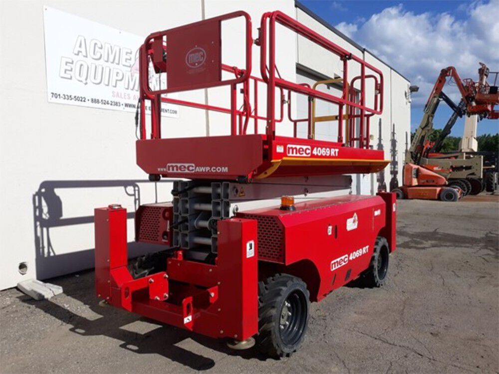 mec 40ft Rough Terrain Scissor Lift 4069RT - Acme Tools