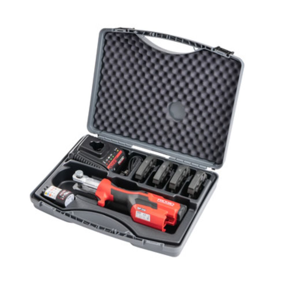 Ridgid RP 115 Mini Press Tool Battery Kit with ProPress & PureFlow Jaws ...