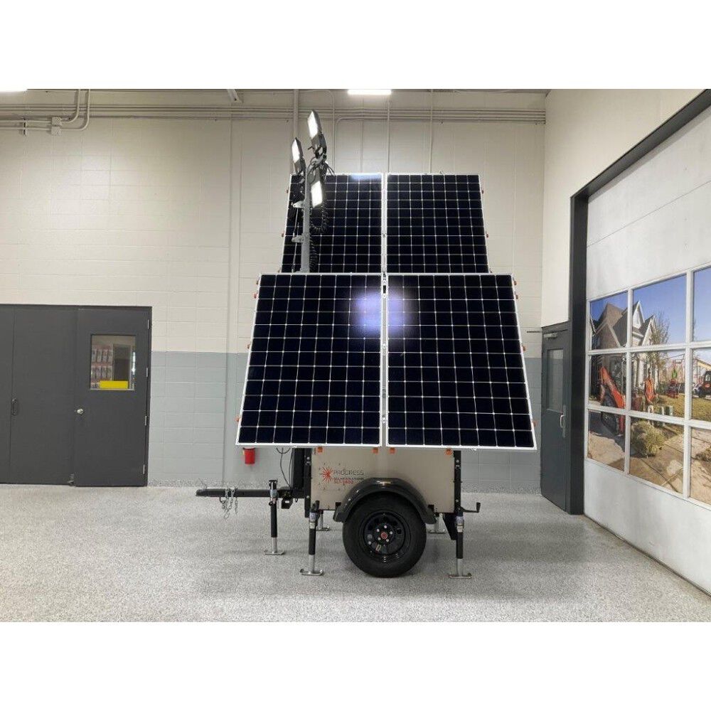 Progress Solar Solution Mobile Solar Powered Light Tower SLT 1400 ...