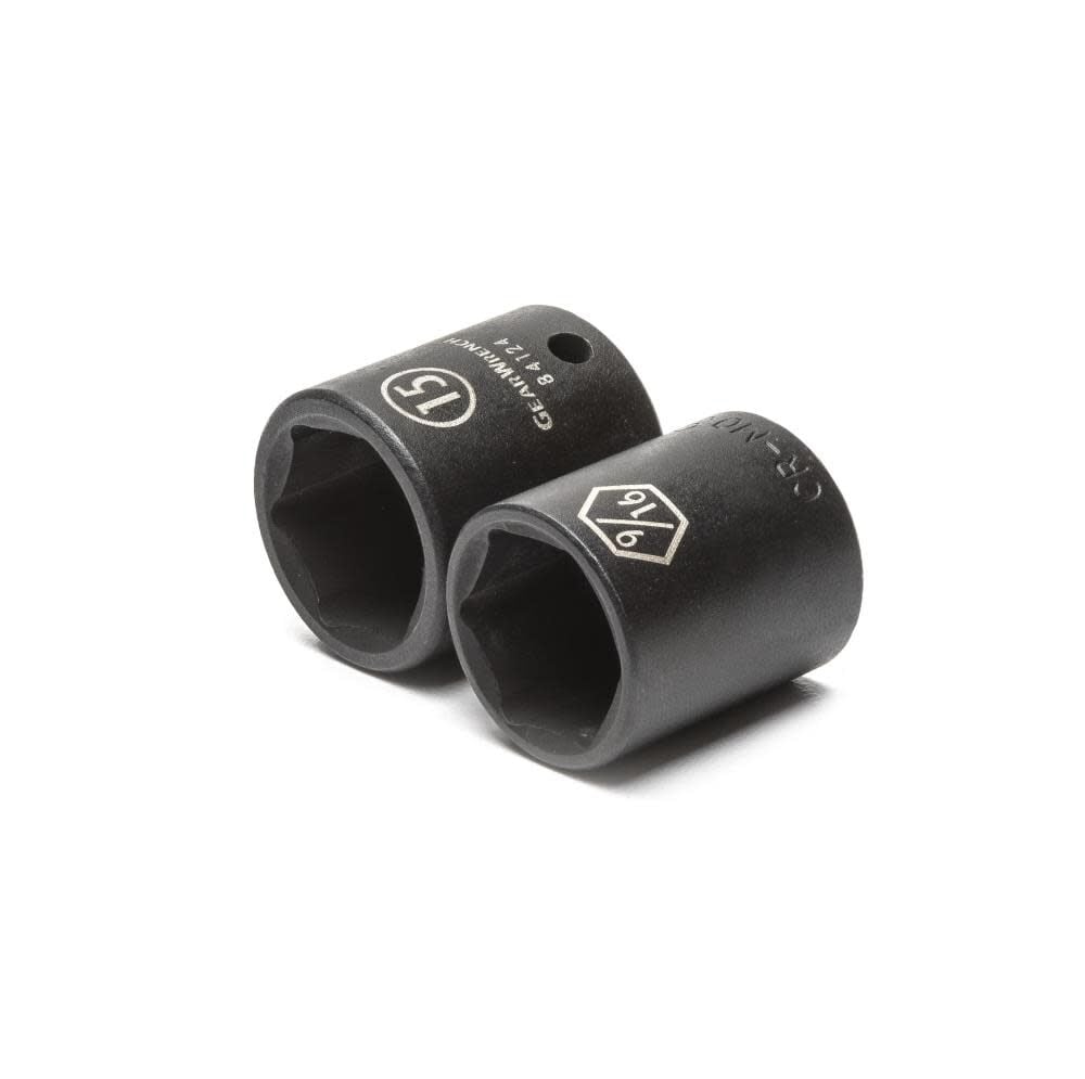 GEARWRENCH Impact Socket Master Set 1/4in 3/8in 1/2in 6 Point SAE & Metric Standard & Deep 209pc ...